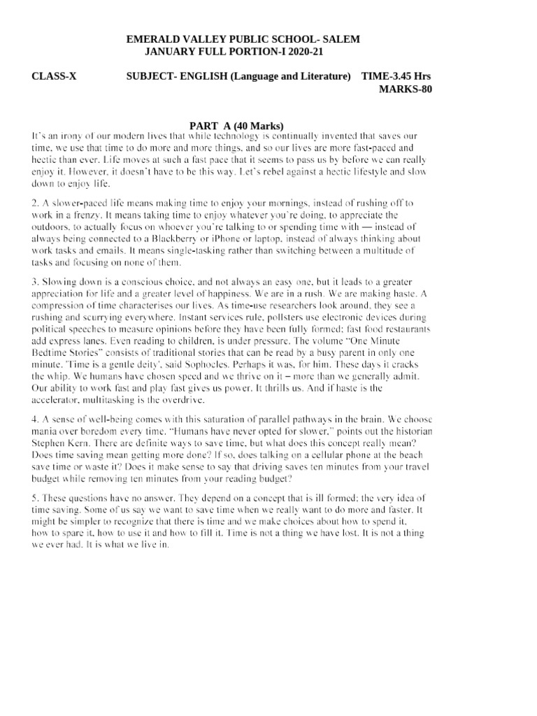 Full Portion I Q.P | PDF