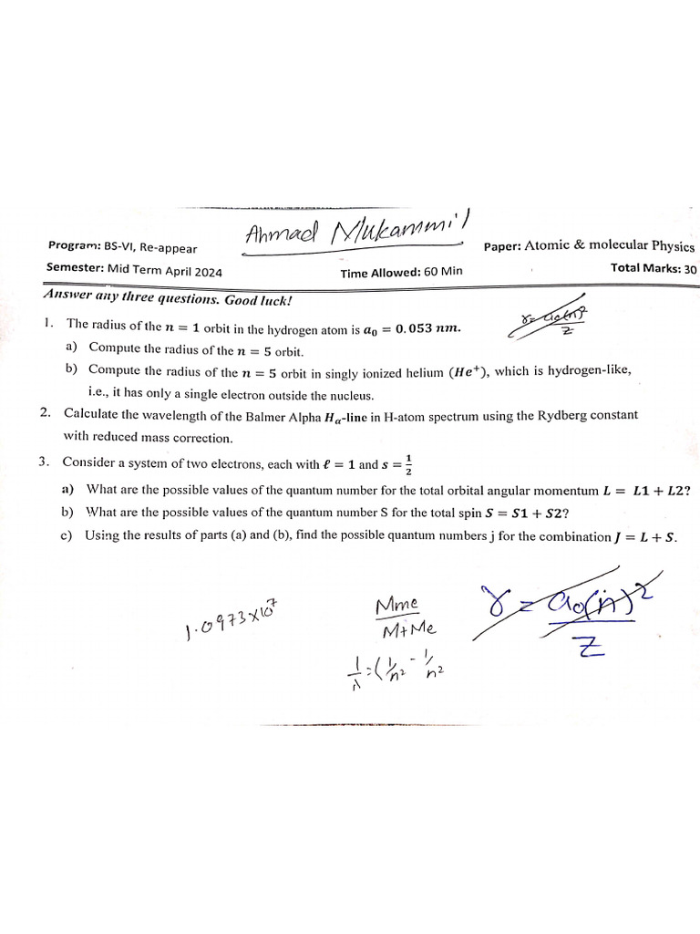 BS 6TH Mid Term | PDF