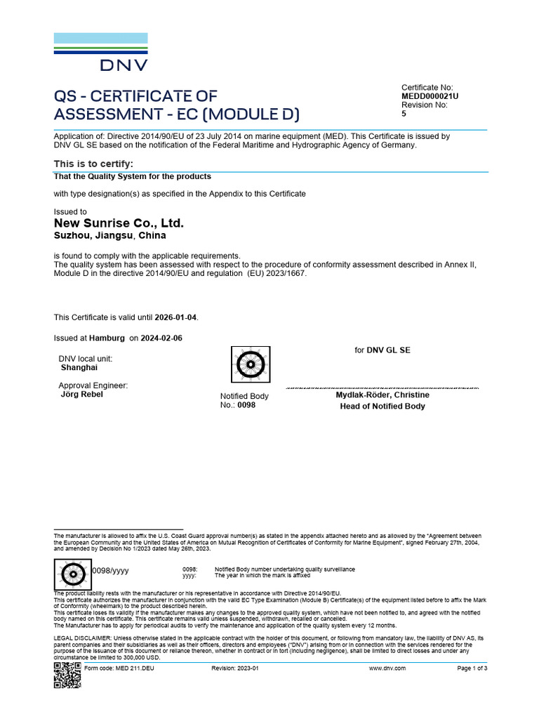 NSR Module D Certs Doc-20240823-Wa0024 | PDF