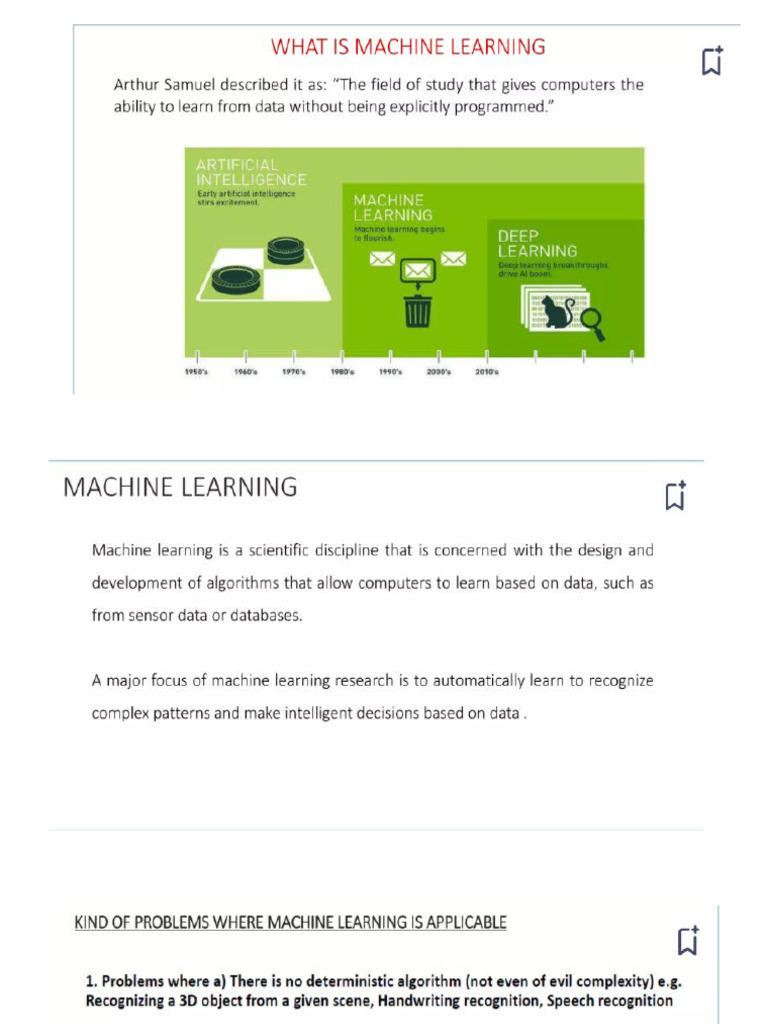 Machine Learing - Types | PDF