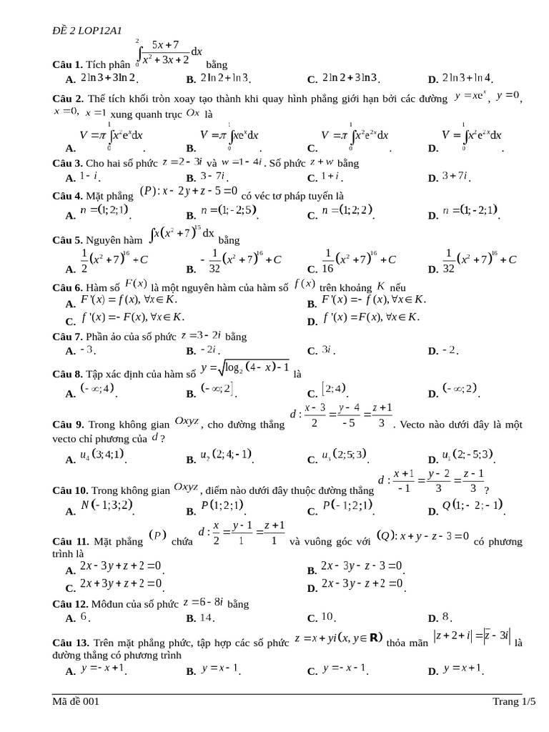 De 2 Lop 12 A1 Cky 2 | PDF