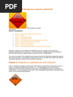 Class 1 Explosives: Class/ Divisions Description Label Examples ...
