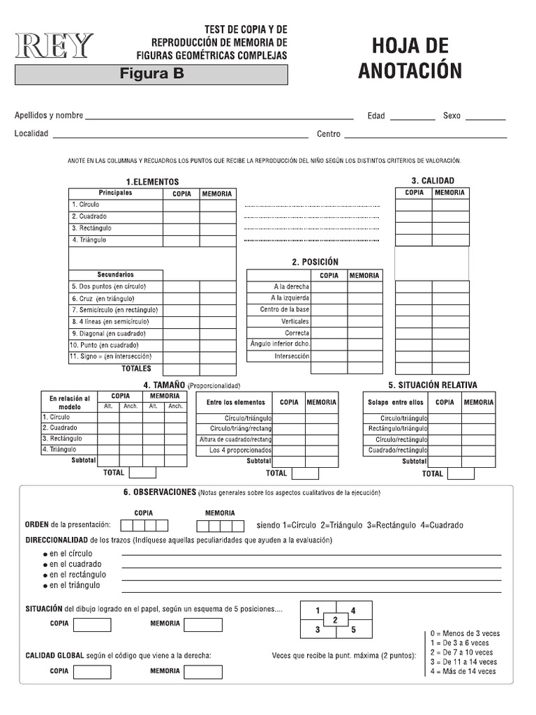 Protocolo Figura Compleja de Rey | PDF