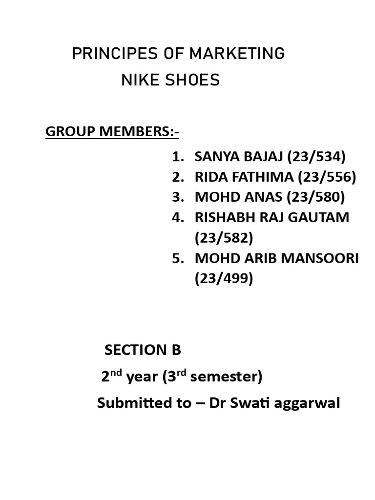 Nike Introduction | PDF | Nike | Sustainability