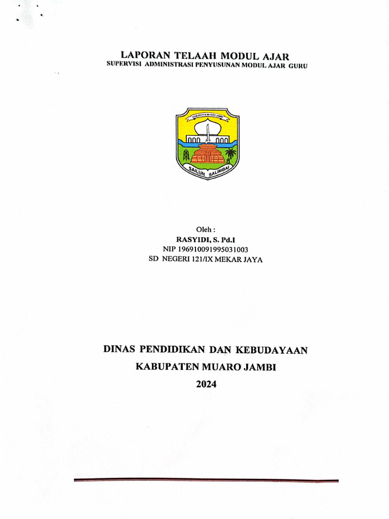 Laporan Telaah Modul Ajar | PDF