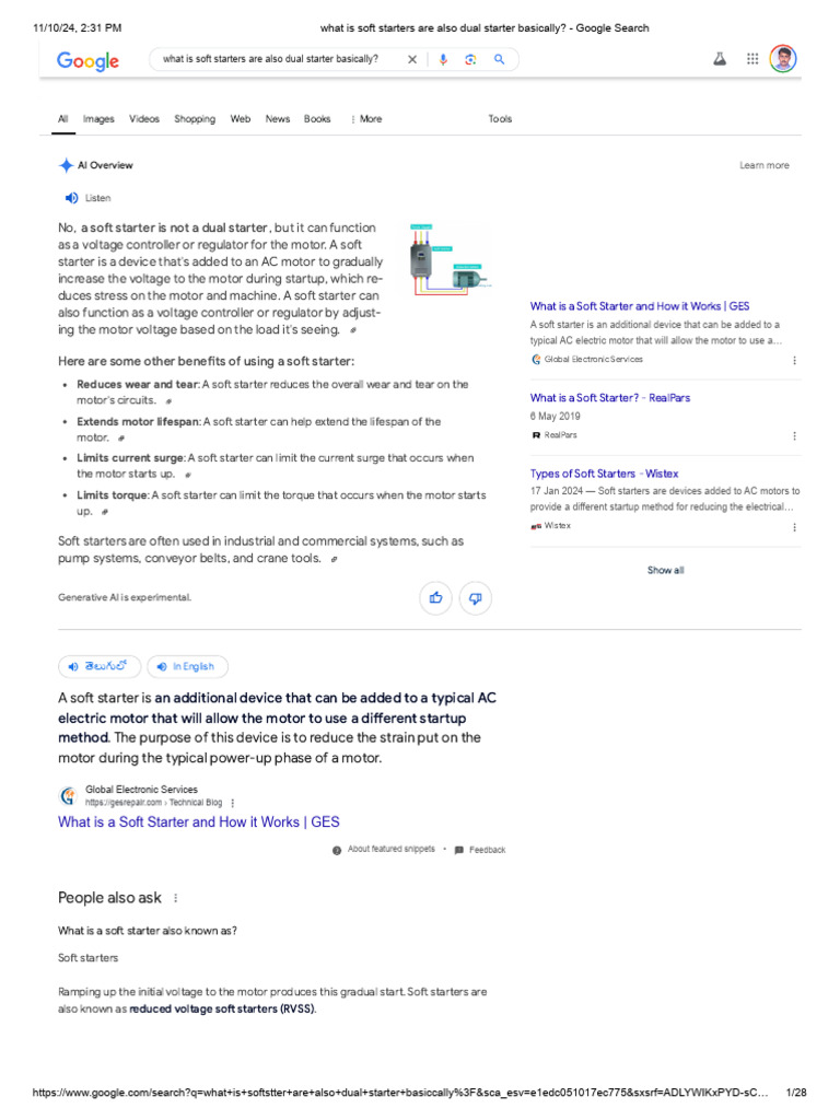 What Is Soft Starters Are Also Dual Starter Basically - Google Search | PDF | Electric Motor ...