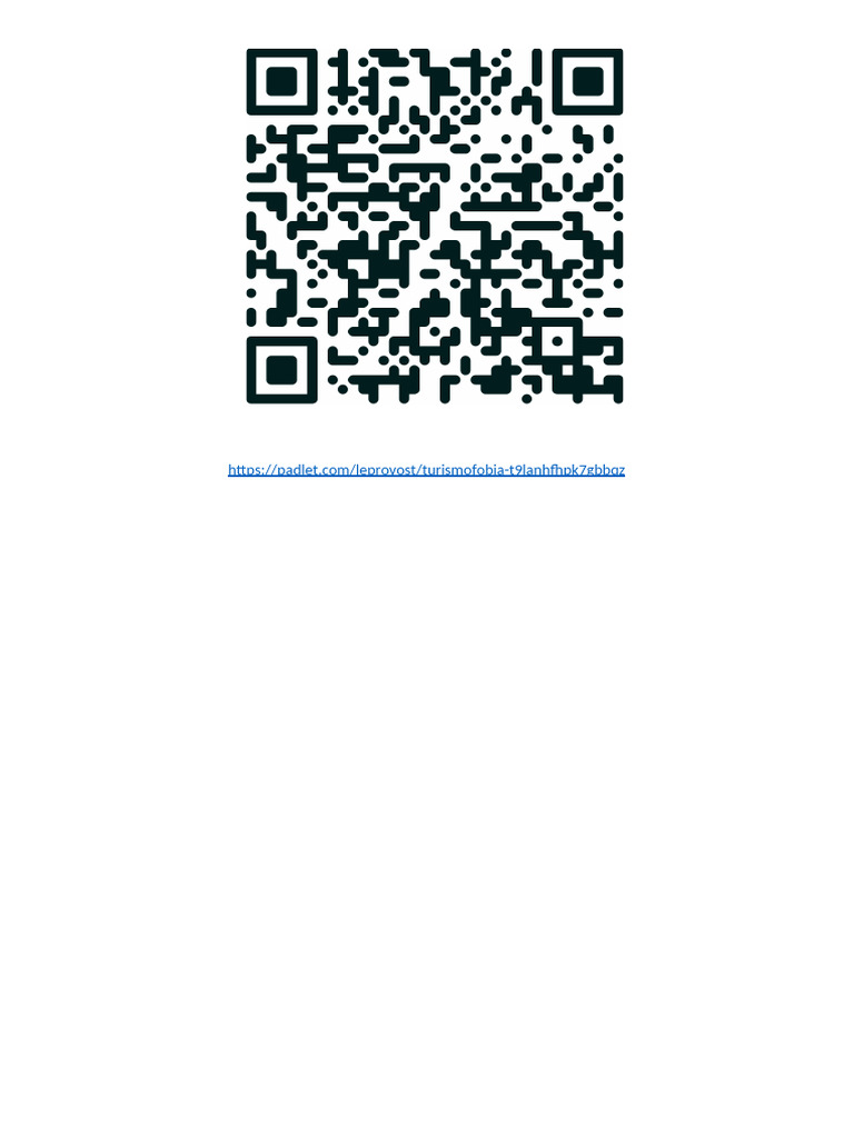 Padlet Turismofobia | PDF