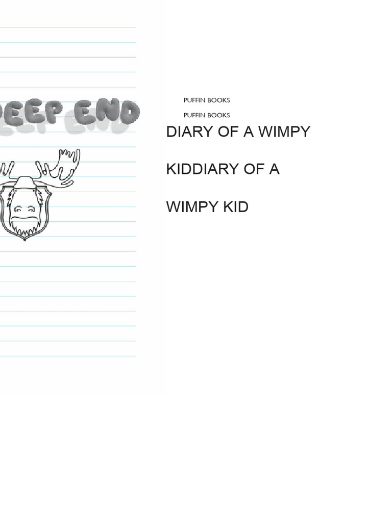 The Deep End - Diary of A Wimpy Kid | PDF
