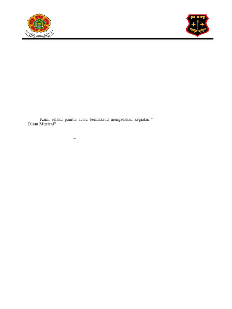 Surat Izin Mengadakan Kegiatan 3 Fix | PDF | Ilmu Sosial