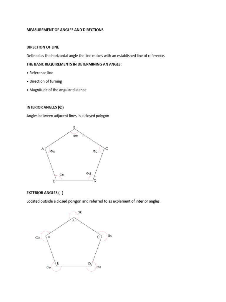 Surveying Finals Reviewer | PDF | Angle | Azimuth
