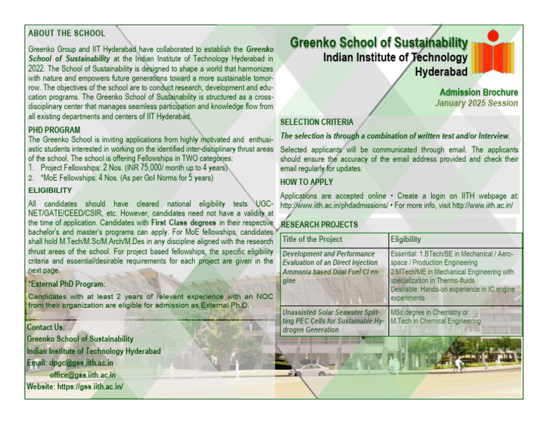 PHD Brochure GSS Jan 2025 | PDF