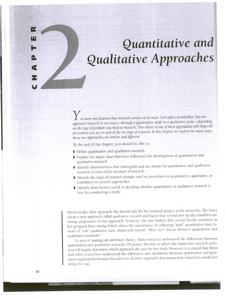 Cresswell Ed Research CHPT 2 Quantitative and Qualitative AP | PDF