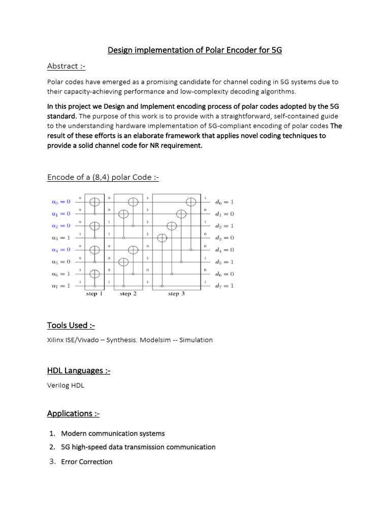 Abstract Polar Encoder | PDF
