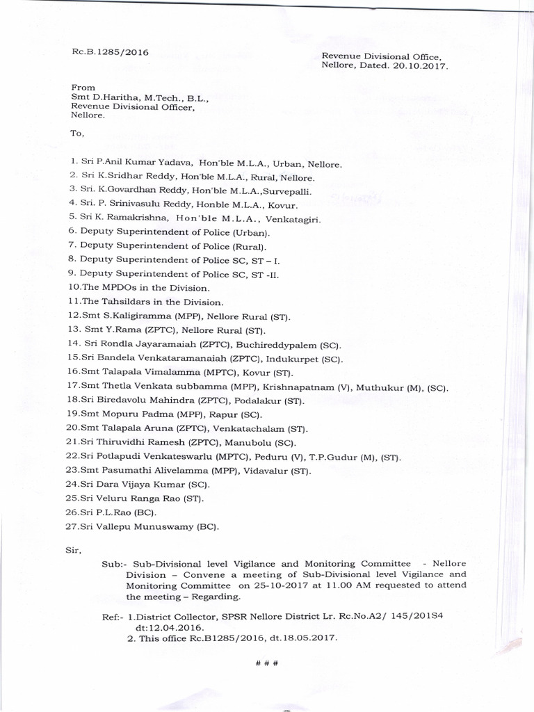 1285-2016 DVMC Divisional Meeting | PDF