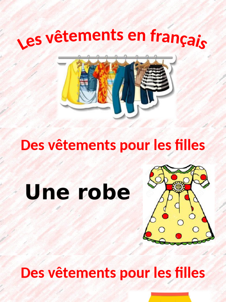 Vêtements pour enfants et adolescents | PDF