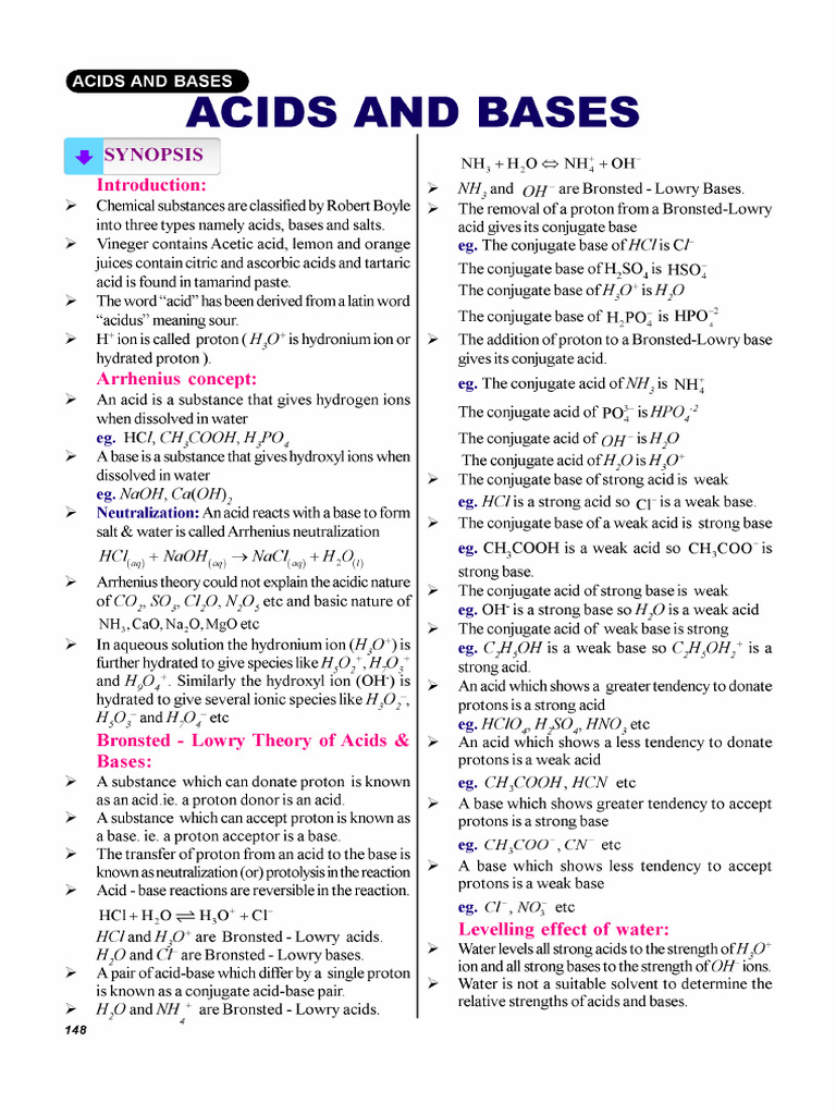 Ionic Eqm Theory & Exercise | PDF