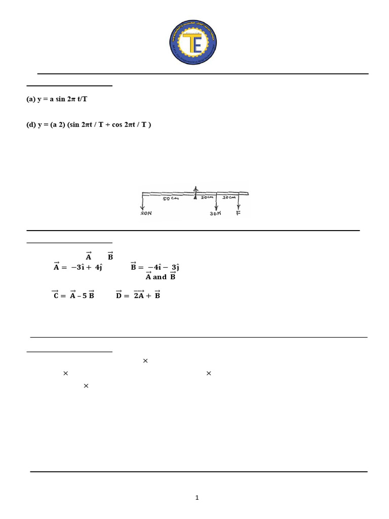 Fall 2021 Physics 1 Final Exam | PDF | Stress (Mechanics) | Force