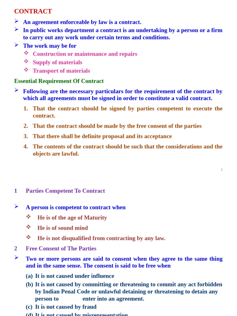Contracts | PDF | Specification (Technical Standard) | Business