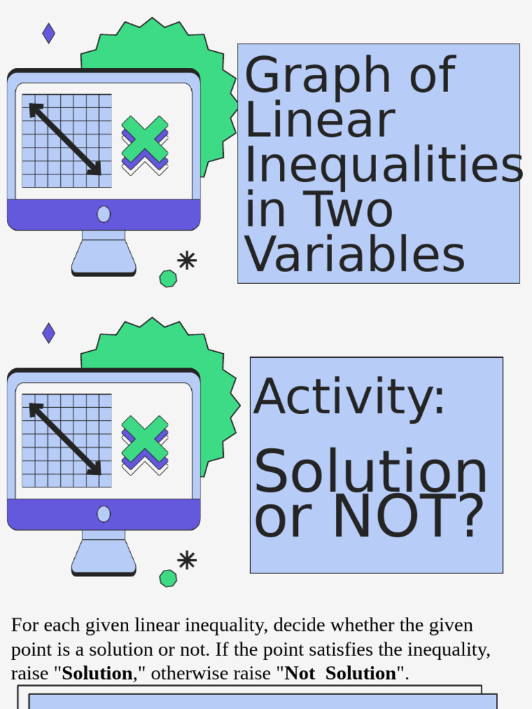 Graphing Linear Inequalities Guide | PDF | Applied Mathematics ...