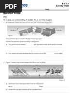 Forces - Forces - 02 - Worksheet Resultant Forces | PDF