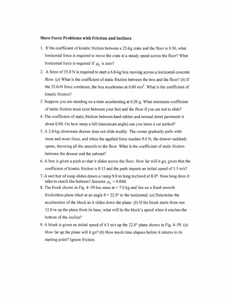 Forces Packet#2 | PDF