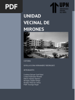 Analisis de Unidad Vecinal Mirones PDF | PDF | Arte