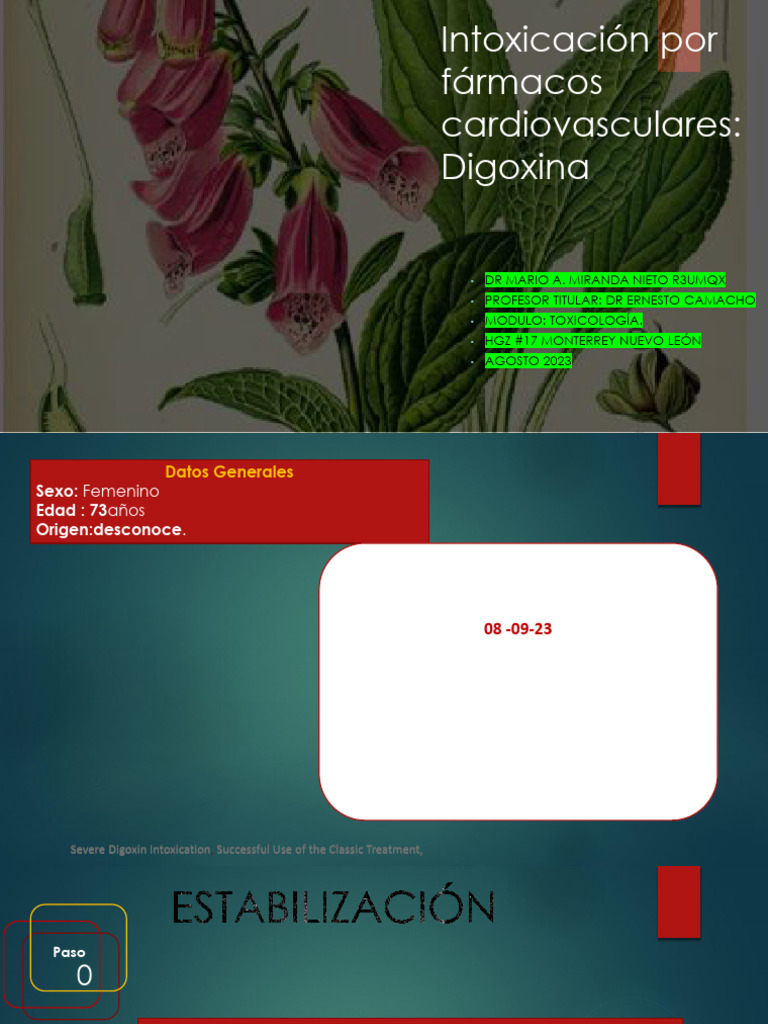 Intoxicacion Por Digitalicos | PDF | Electrocardiografia | Sistema ...