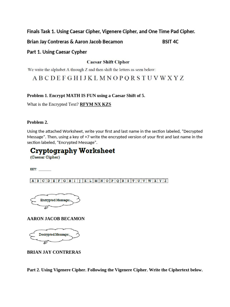 Finals Task 1 in IAS | PDF | Encryption | Secrecy