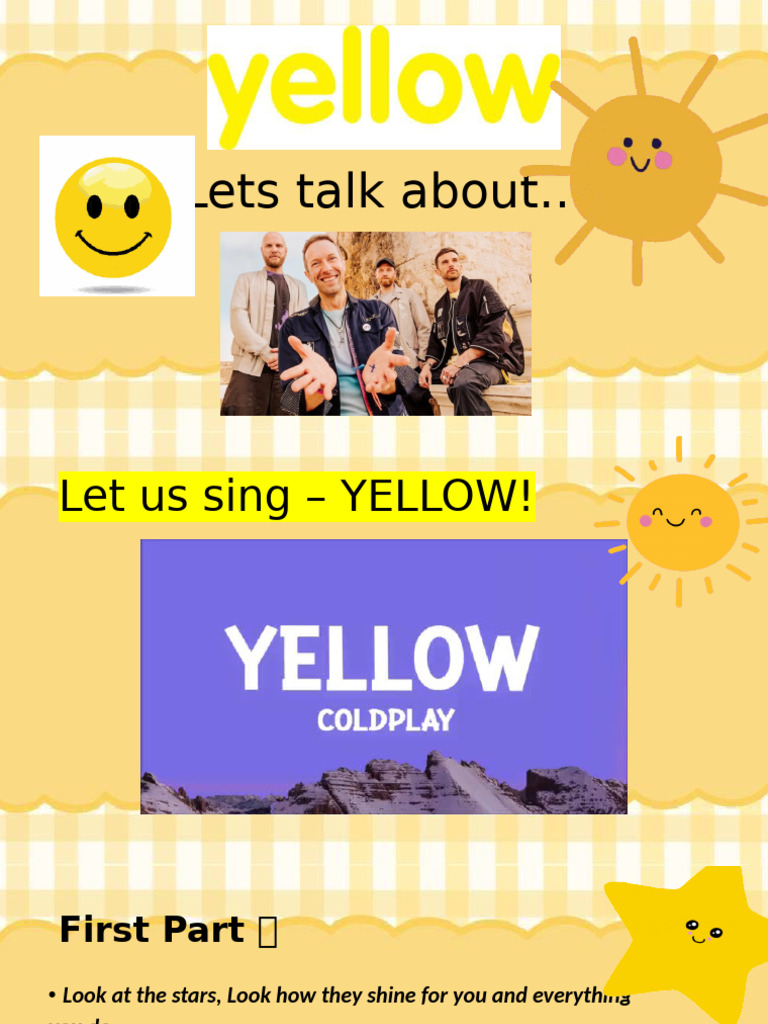 Cold Play - Yellow | PDF | Language Arts & Discipline | Art