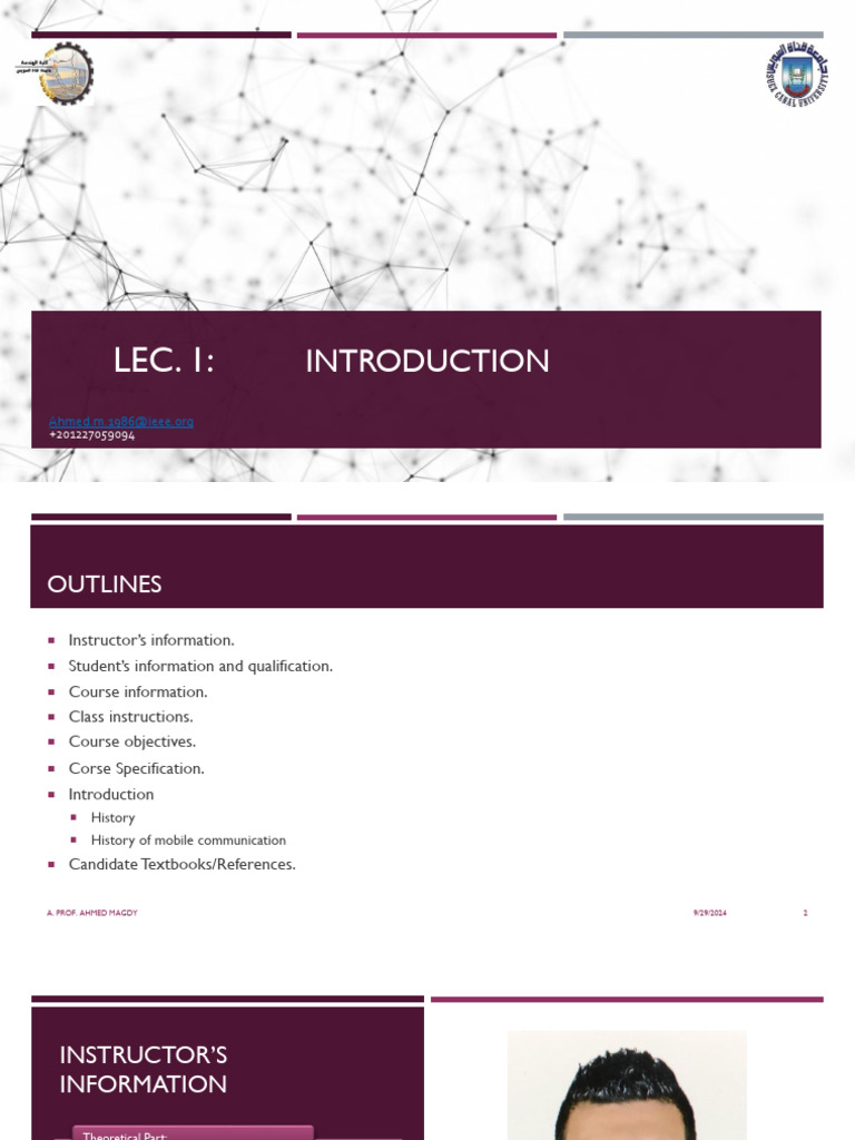 Lec 1 - 114451 | PDF | Computer Network | Computer Science