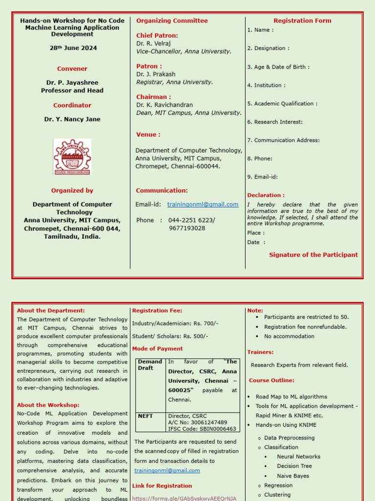 Broucher No Code Machine Learning Application Development | PDF ...