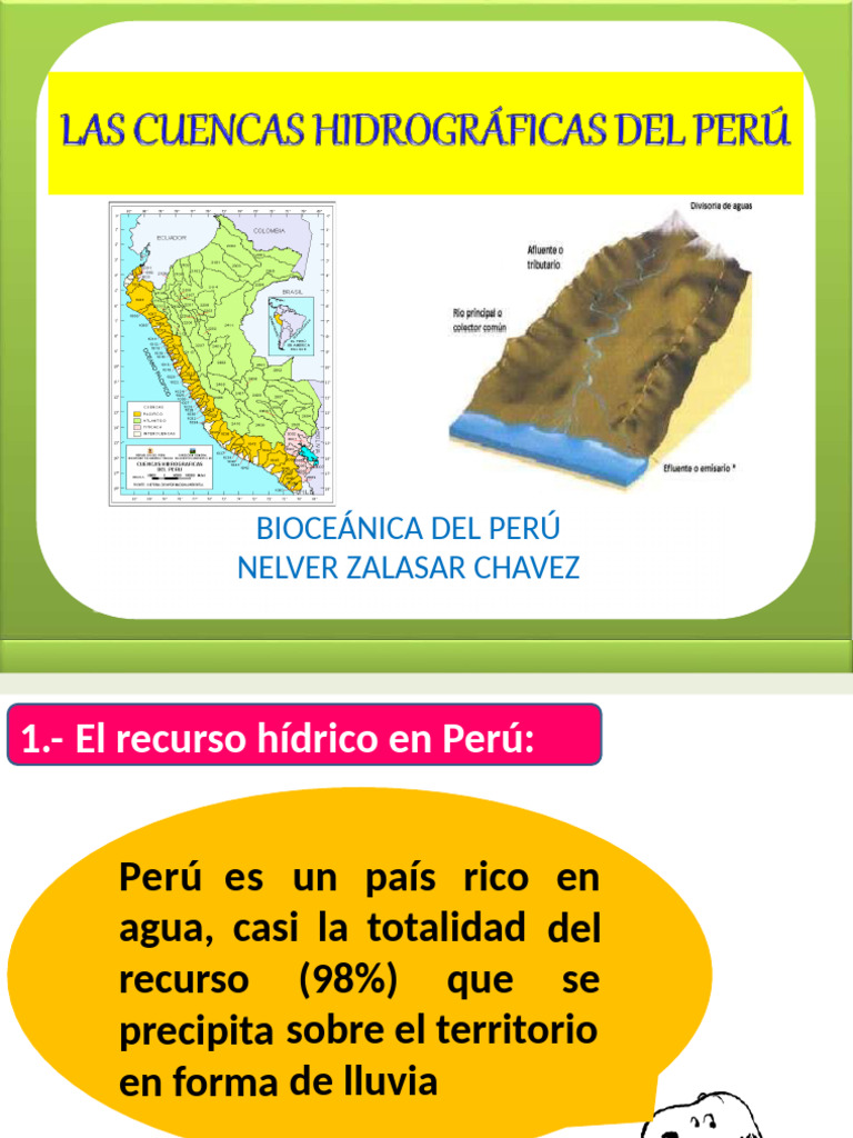 Cuencas Hidrográficas del Perú | PDF | Río | Cuenca de drenaje