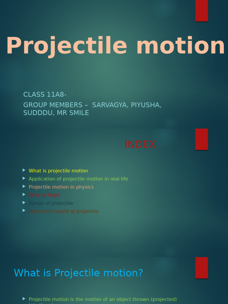 Physics: Understanding Projectile Motion | PDF | Teaching Methods & Materials | Science ...