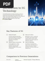 5G Technology Presentation | PDF