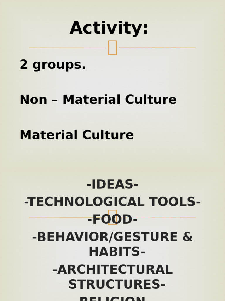 4.types of Culture | PDF