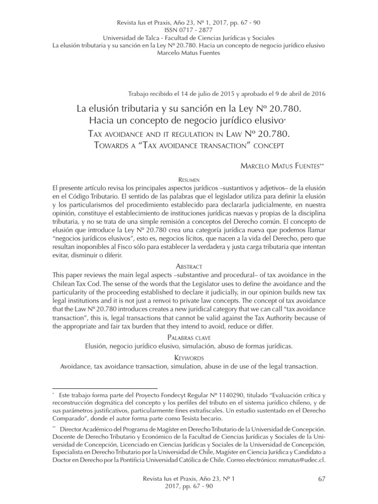 La Elusión Tributaria y Su Sanción | PDF | Impuestos | Ley procesal