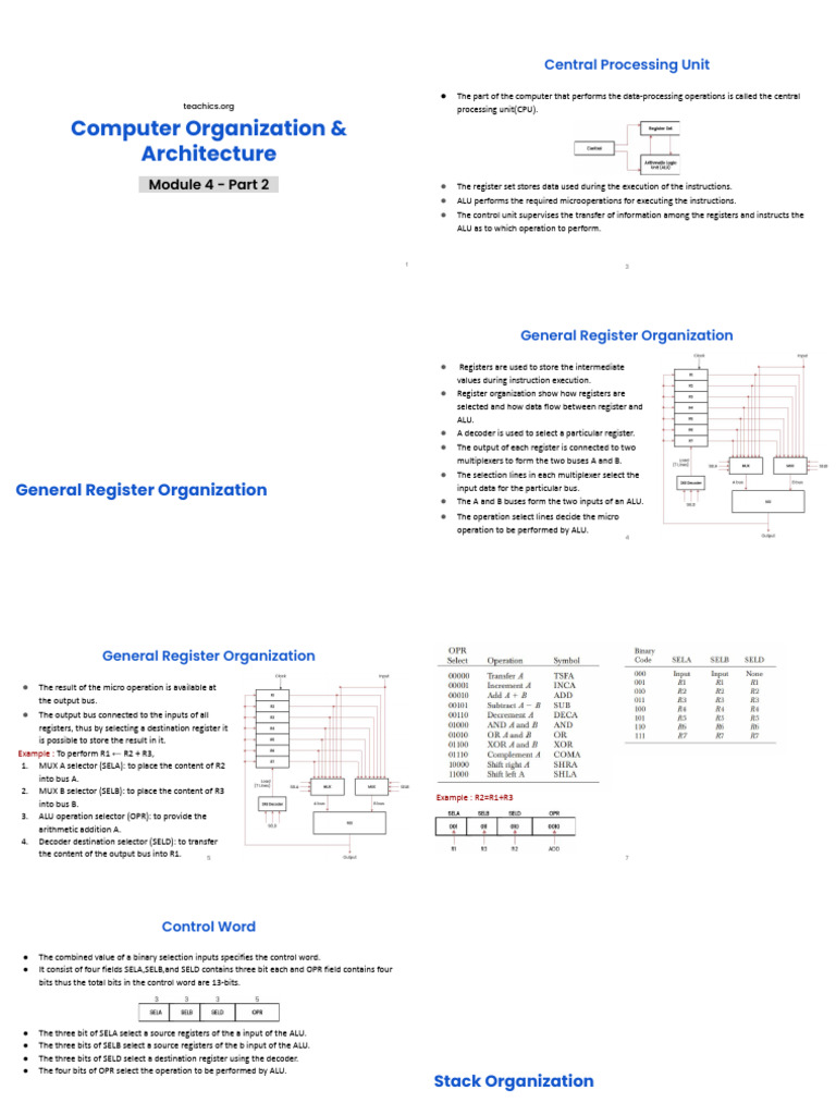 COA MODULE 4 PART 2cdfsd | PDF | Central Processing Unit | Computing