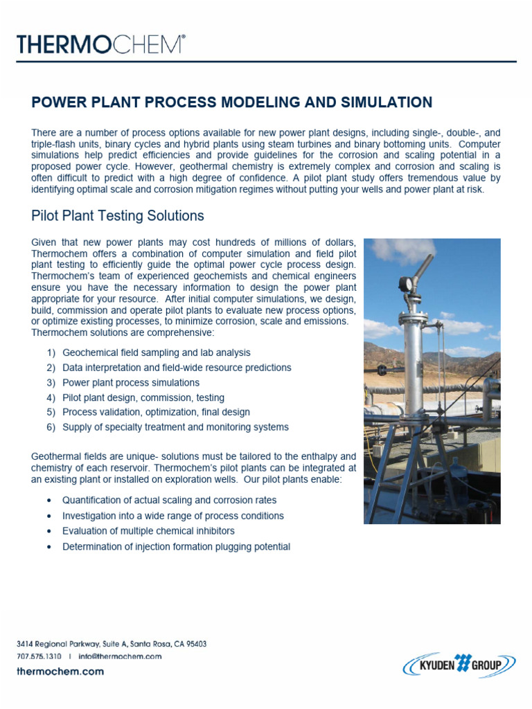 Power Plant Process Modeling and Simulation | PDF | Simulation | Power ...