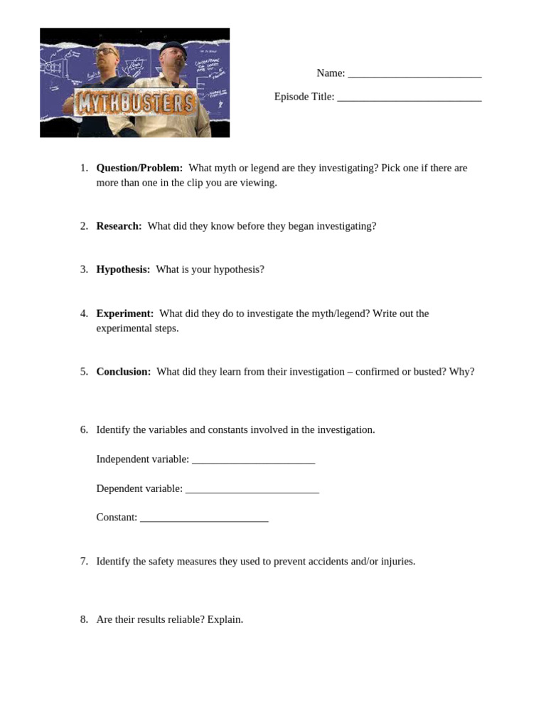 Myth Buster | PDF