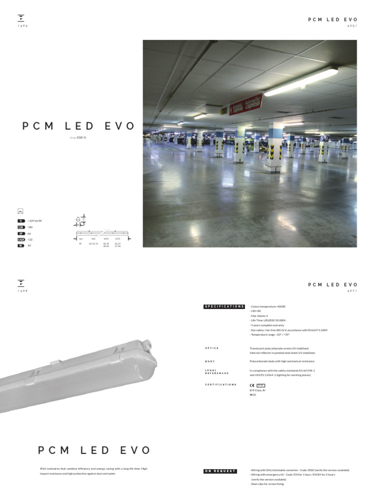 PCM-LED-EVO | PDF | Building Technology | Materials