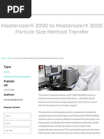 Mastersizer 3000 How It Works | PDF | Particle Size Distribution ...