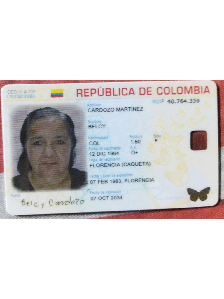 Cédula Belcy Cardozo | PDF