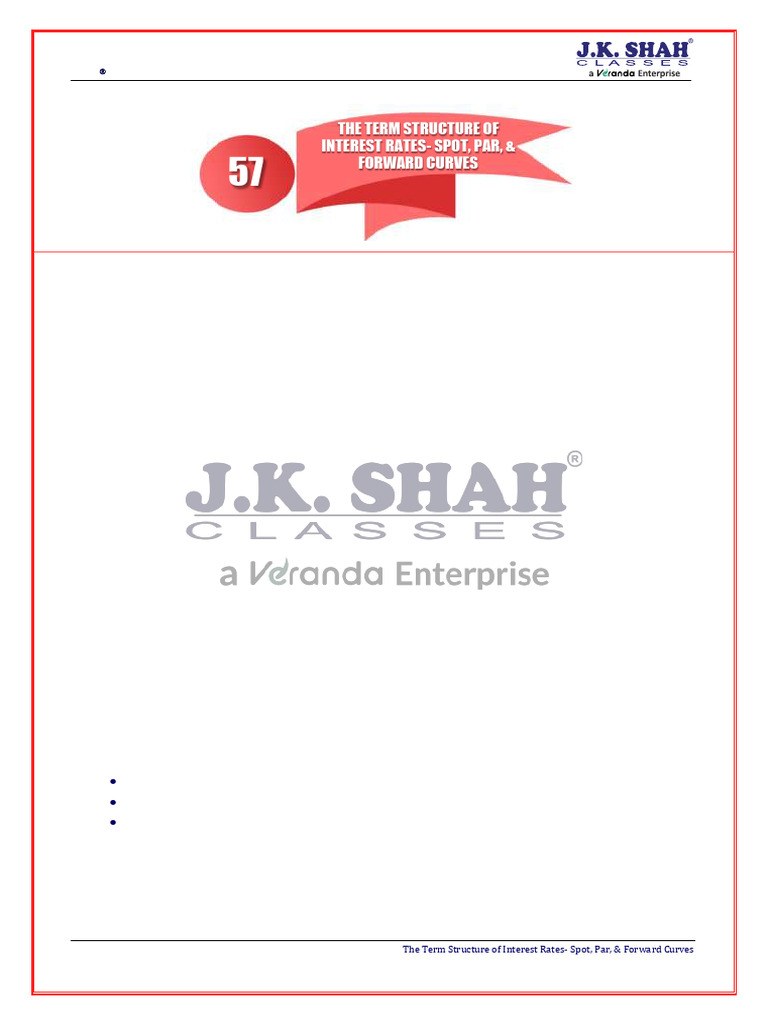 Reading 57 Yield and Yield Spread Measures For Fixed Rate Bonds | PDF ...
