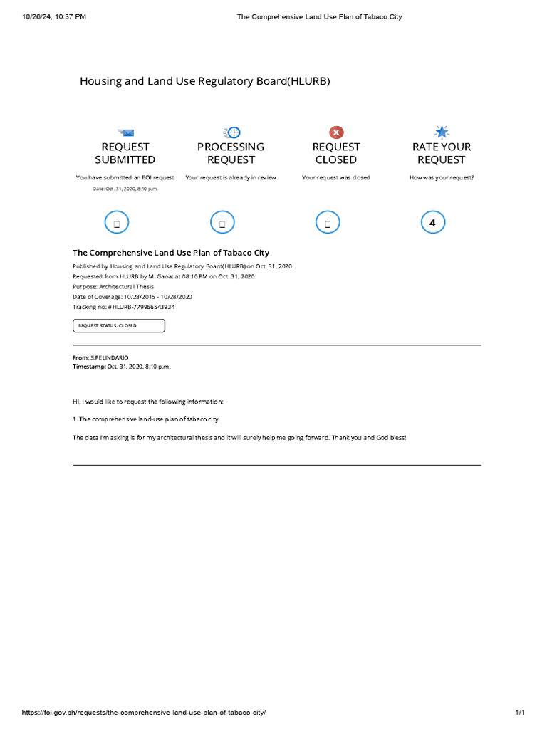 The Comprehensive Land Use Plan of Tabaco City | PDF | Home & Garden