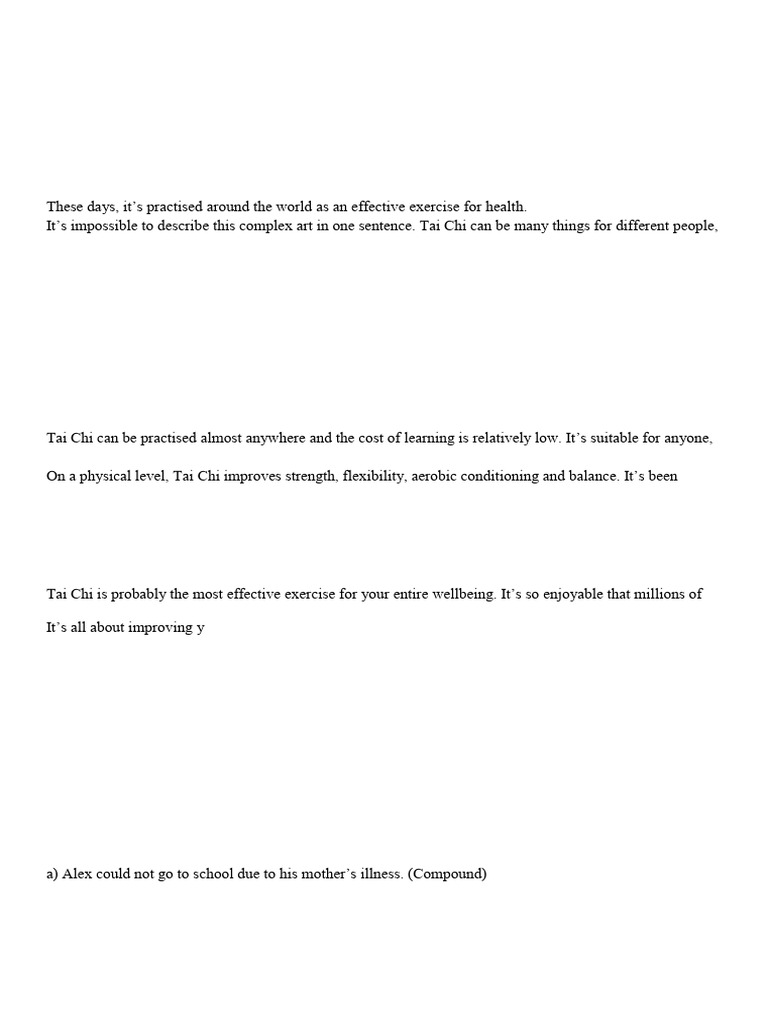 Xi Assignment English | PDF | Tai Chi