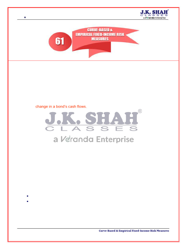 Fixed-Income Risk Measures Explained | PDF | Bond Duration | Bonds ...