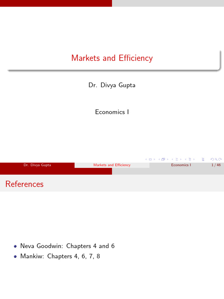 Module2 Markets Efficiency | PDF | Economic Equilibrium | Demand