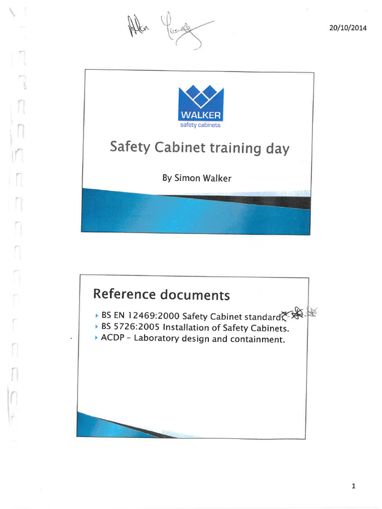 Safety Cabinets | PDF