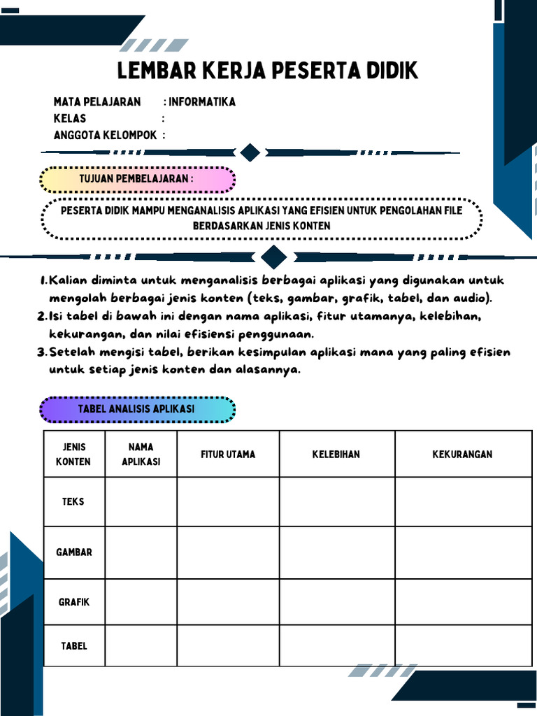 LKPD Integrasi Konten Aplikasi Perkantoran | PDF