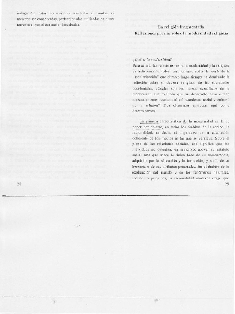 Hervié-Leger D. | PDF | Racionalidad | Educación en artes liberales